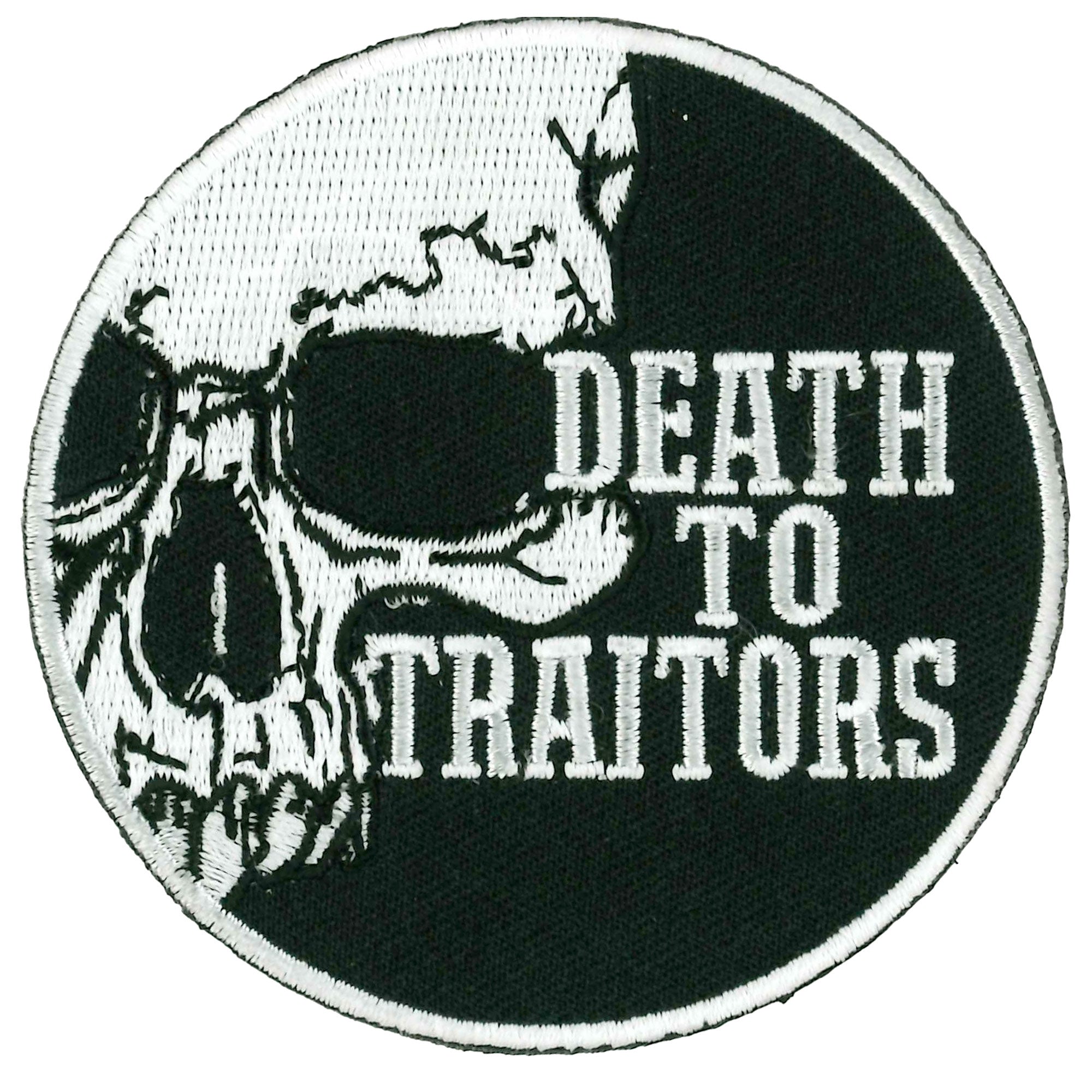 Hot Leathers Death To Traitors Patch – Rev Moto Co