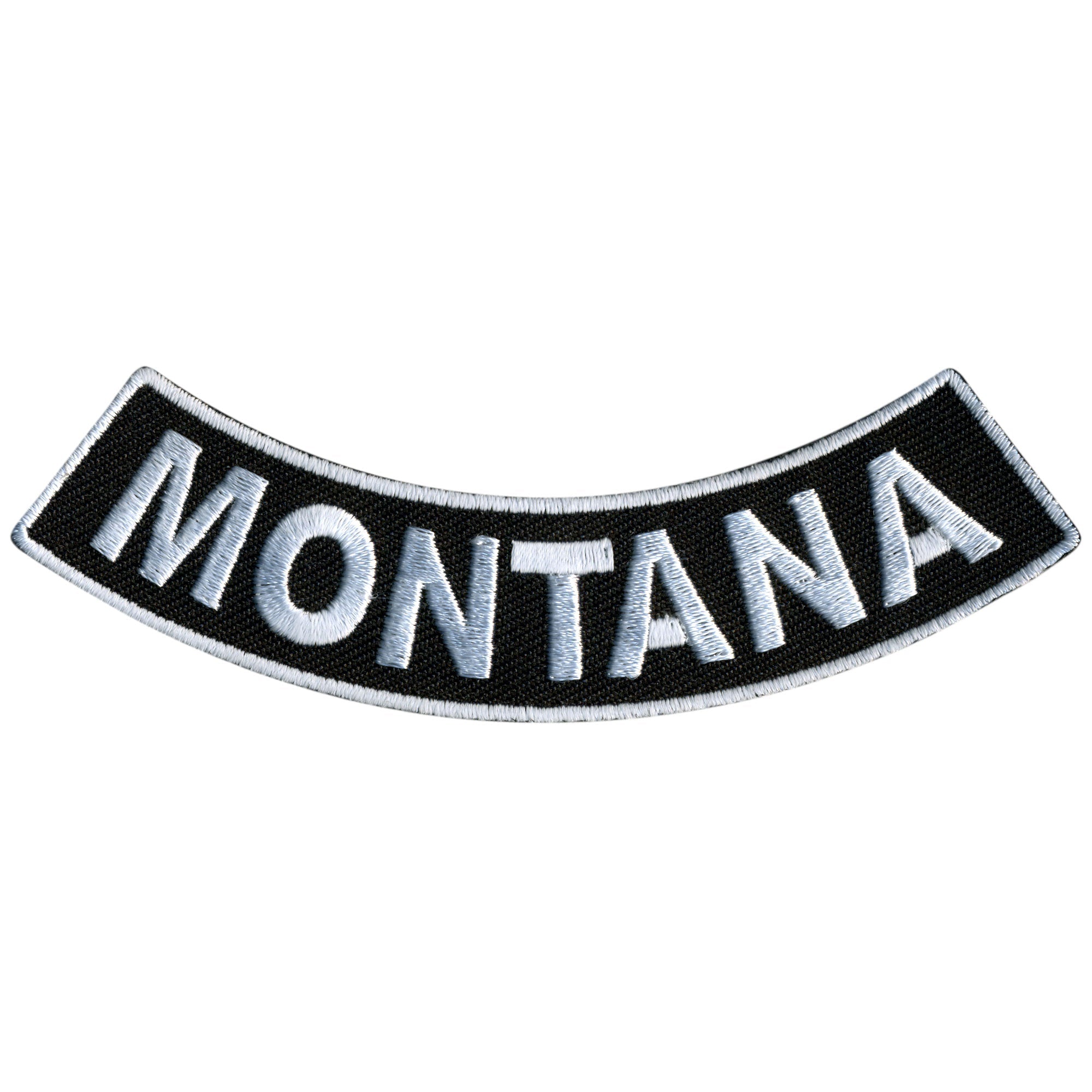 Hot Leathers Montana 4” X 1” Bottom Rocker Patch – Rev Moto Co